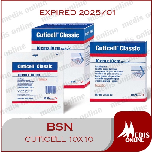 Jual Cuticell Classic 10 cm x 10 cm Plester Luka / CUTICELL / BSN / BSN ...