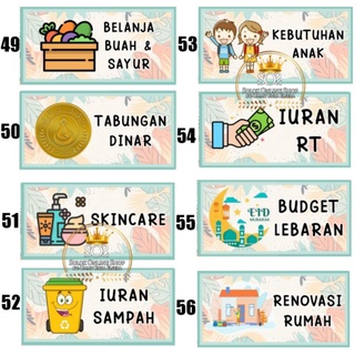 Jual Stiker Keuangan Part 2 | stiker budgeting | Shopee Indonesia