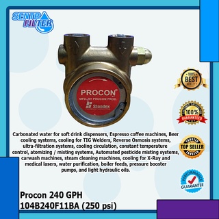 Jual Head Pump Procon 240 GPH 225psi Clamp Style 104B240F11BA | Shopee ...