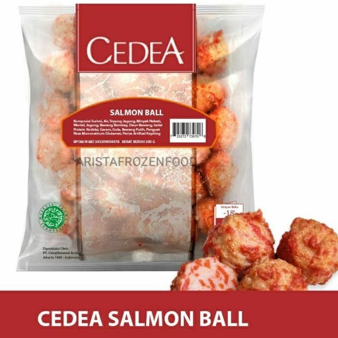 Jual CEDEA BASO SALMON (SALMON FISH BALL) 500GR | Shopee Indonesia
