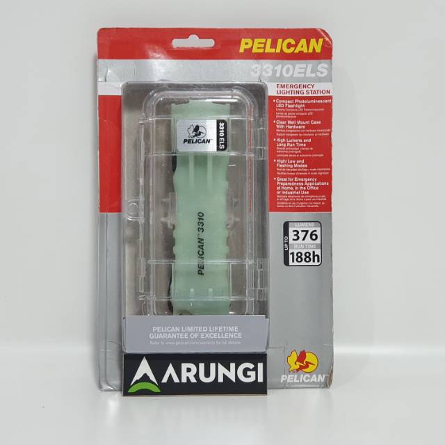 Jual Senter Emergency Pelican 3310ELS Glow In The Dark 376 Lumens ...