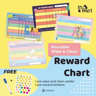 Jual REWARD CHART ANAK RESPONSIBILITY CHART PAPAN REWARD STICKER ...