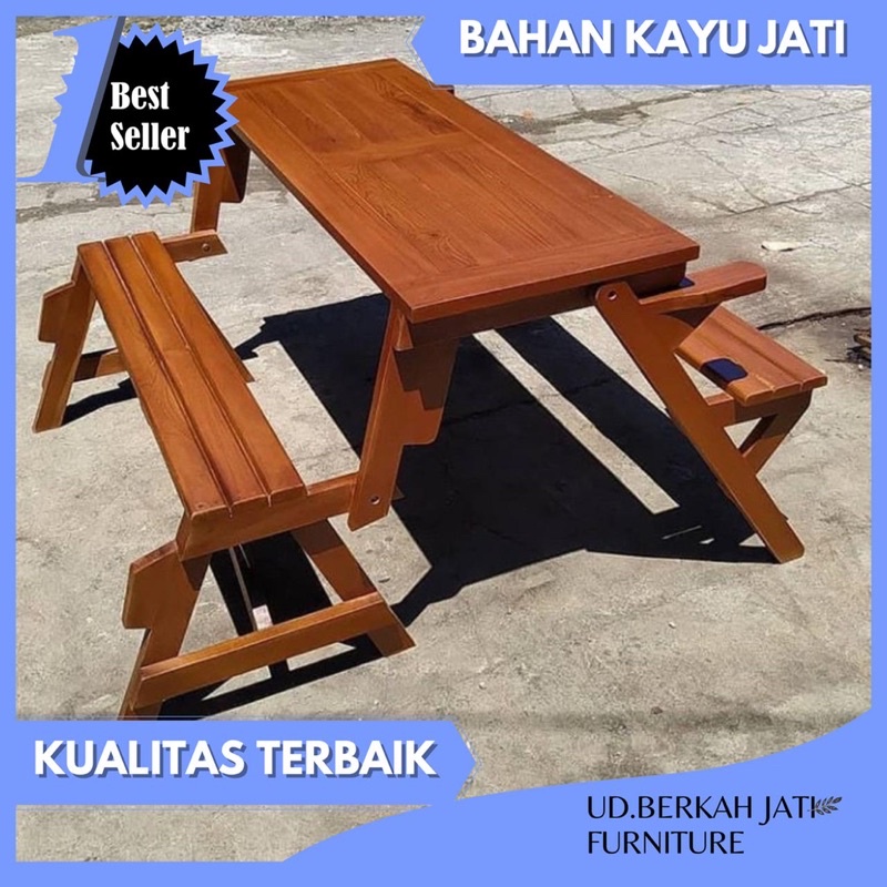 Jual Kursi Meja Lipat Outdoor Taman Cafe Kursi Meja Magic Meja Kursi ...