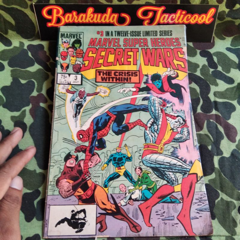 Jual Marvel Comics Secret Wars no. 3 1984 Vintage Comics Komik Jadul ...
