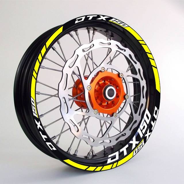Jual Stiker velg motor DTX 150 utk velg Kawasaki Dtracker bisa custom ...