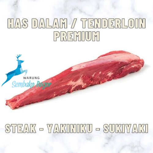 Jual Daging Has Dalam Lokal Segar 500gr Premium Tenderloin | Shopee ...