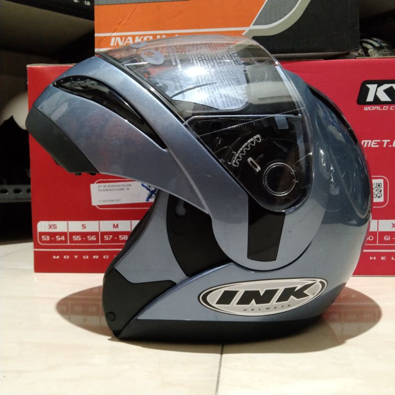 Jual COD Helm INK Modular Prorider Top Gun Original Indonesia|Shopee ...
