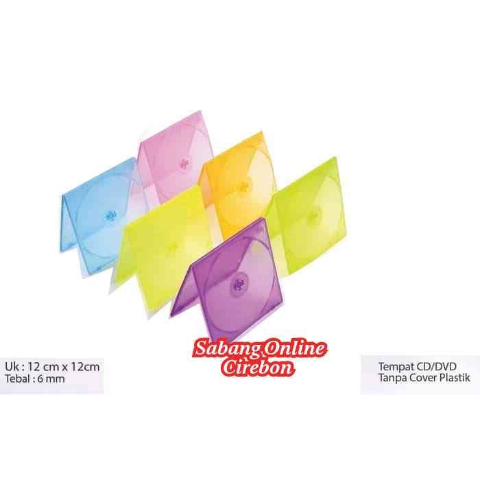 Jual CASING CD/DVD KOTAK PLASTIK ISI 1 PCS | Shopee Indonesia