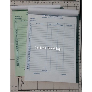 Jual NOTA CUSTOM/NOTA/Nota Sewa Bekakas/Nota sewa pecah belah/Nota Sewa ...
