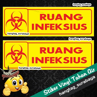 Jual Stiker Ruang Infeksius Rumah sakit - Klinik - Laboratorium ...