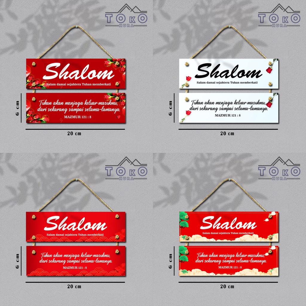 Jual Walldecor Kristen Ucapan Shalom / Syalom | Shopee Indonesia