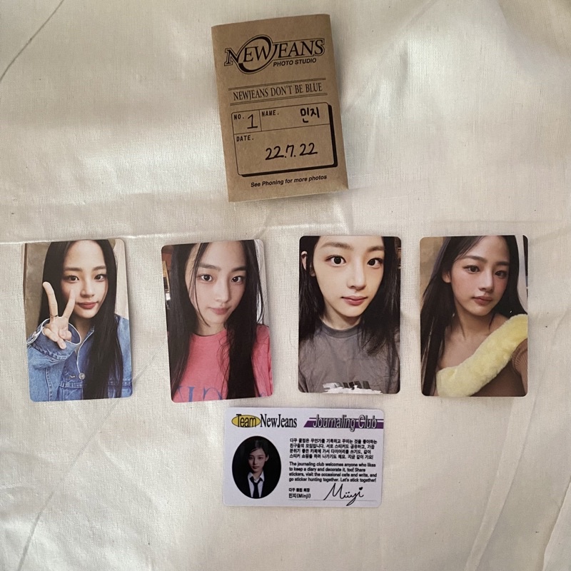 Jual [ READY INA ] Official Minji Newjeans New Jeans Bluebook Ver. (Photocard Minji New Jeans ...