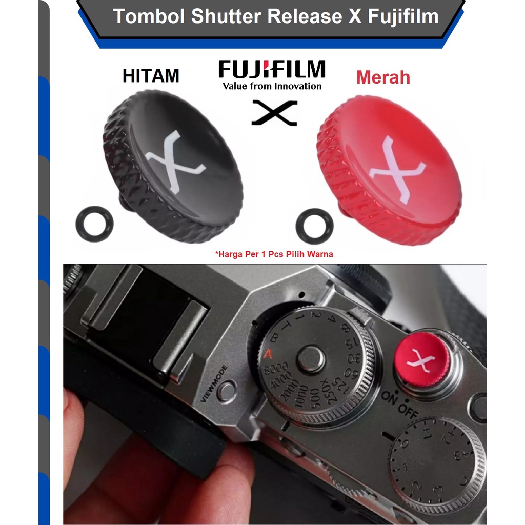 Jual Tombol Shutter FUJIFILM Camera Release Button Fuji X Series Icon Logo | Shopee Indonesia