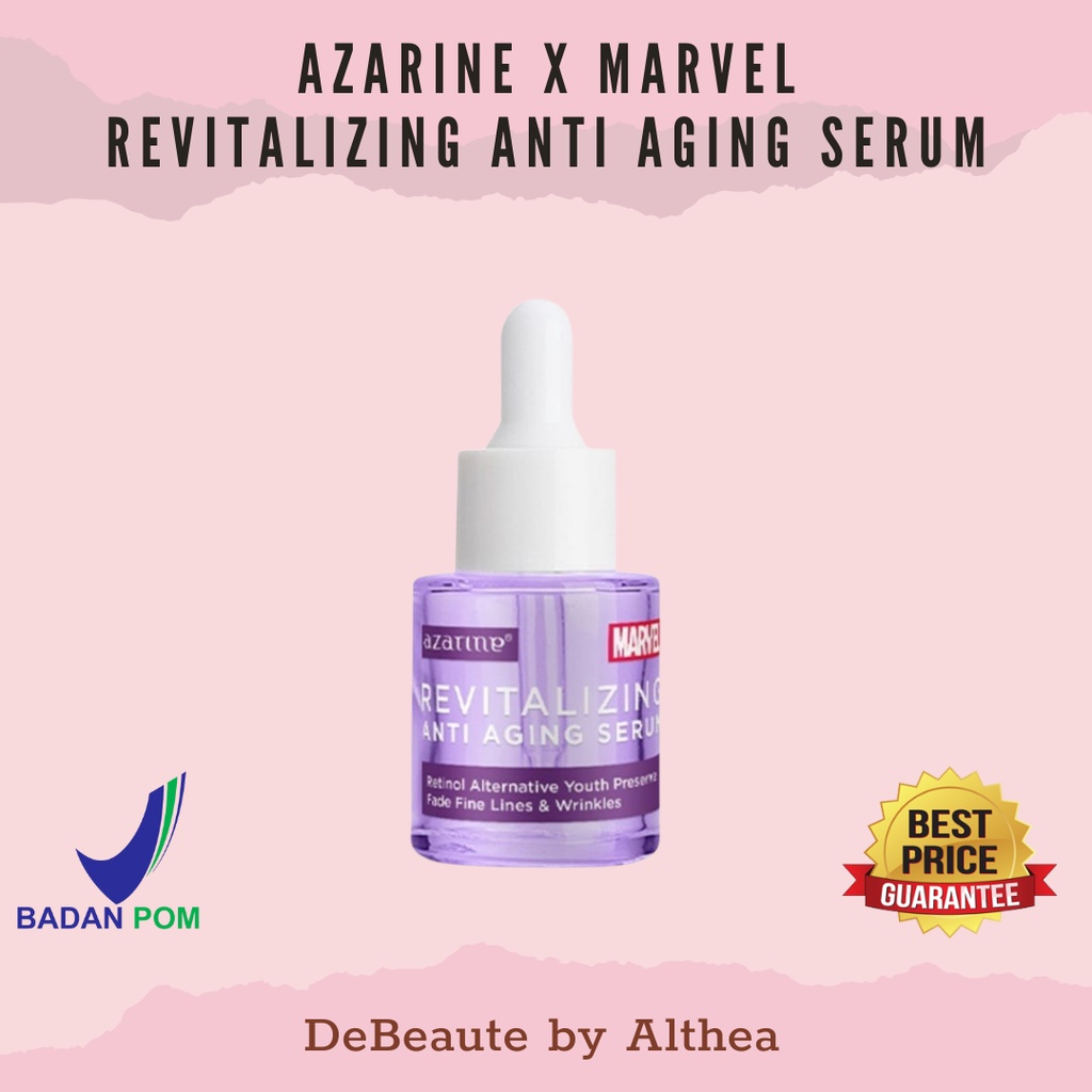 Jual Azarine x Marvel Revitalizing Anti Aging Serum 20ml | Shopee Indonesia