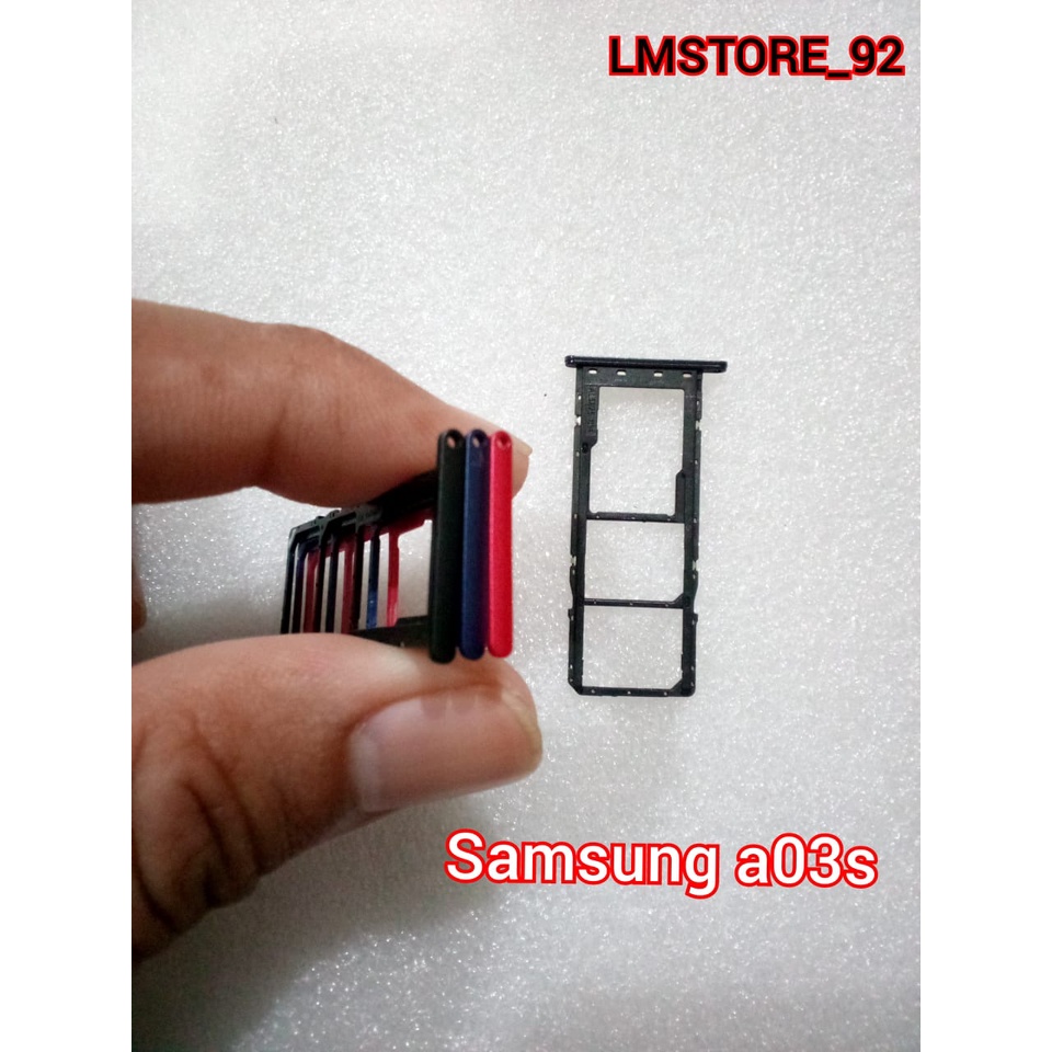 Jual simtray sim tray samsung a03s a037 a037F tempat dudukan sim card ...
