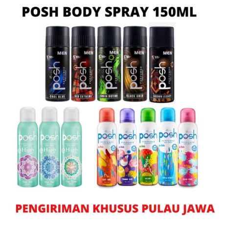 Jual Posh Parfum Pria & Wanita Deodorant Roll On | Shopee Indonesia