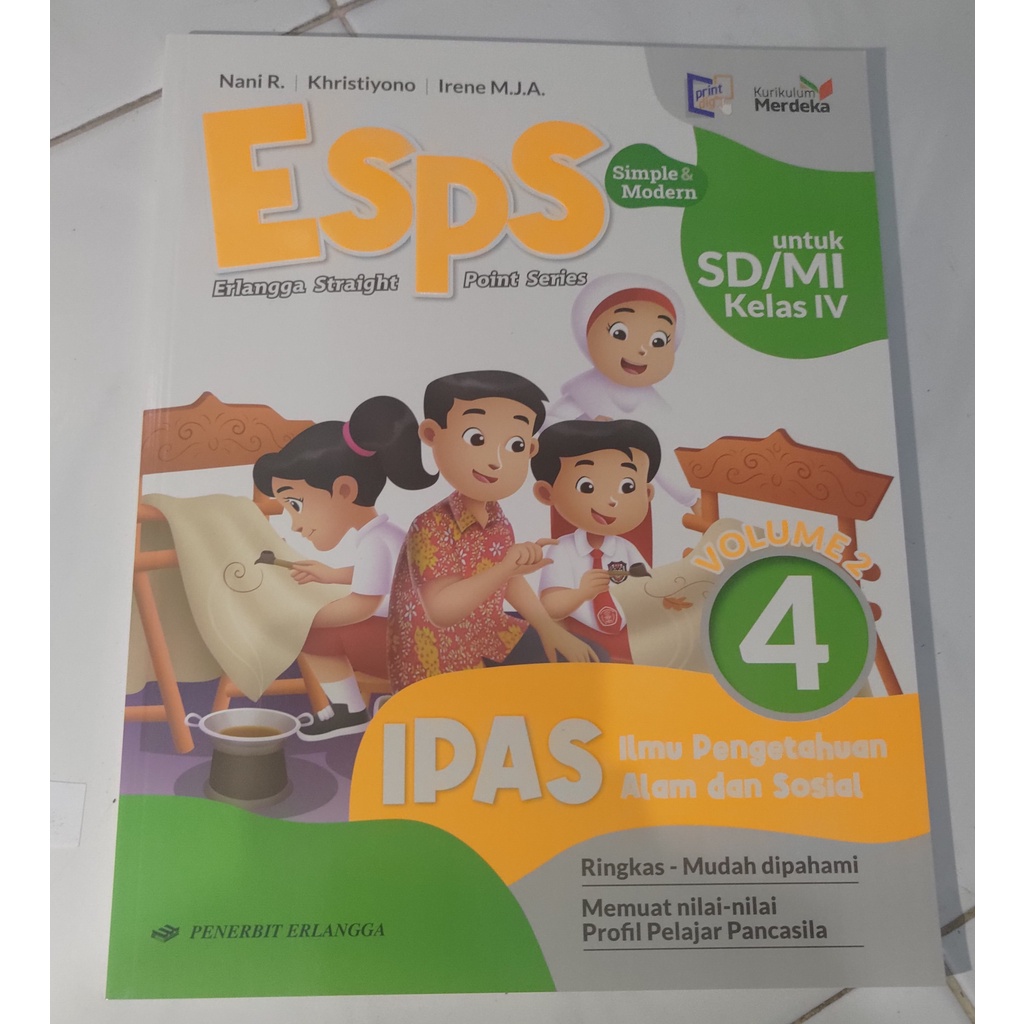 Jual Buku ESPS IPAS Kelas 4 SD Kurikulum Merdeka Volume 2 & Kunci ... Jual Buku ESPS IPAS Kelas 4 SD Kurikulum Merdeka Volume 2 & Kunci ...