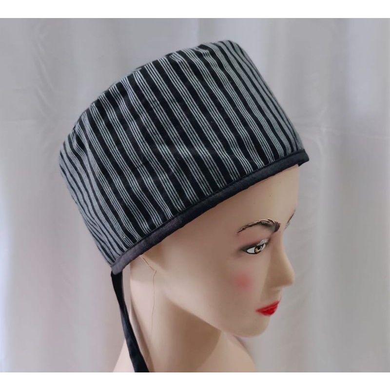 Jual Head Cap/Scrub Head/Surgical Cap/ Topi Dokter/Topi Medis/ Lurik ...