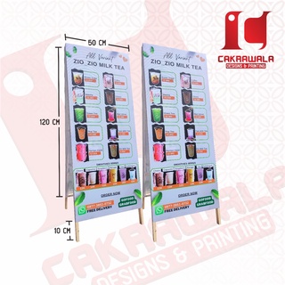 Jual STAND BANNER KAYU UKURAN 50 X 130 - STANDING BANNER KAYU ...