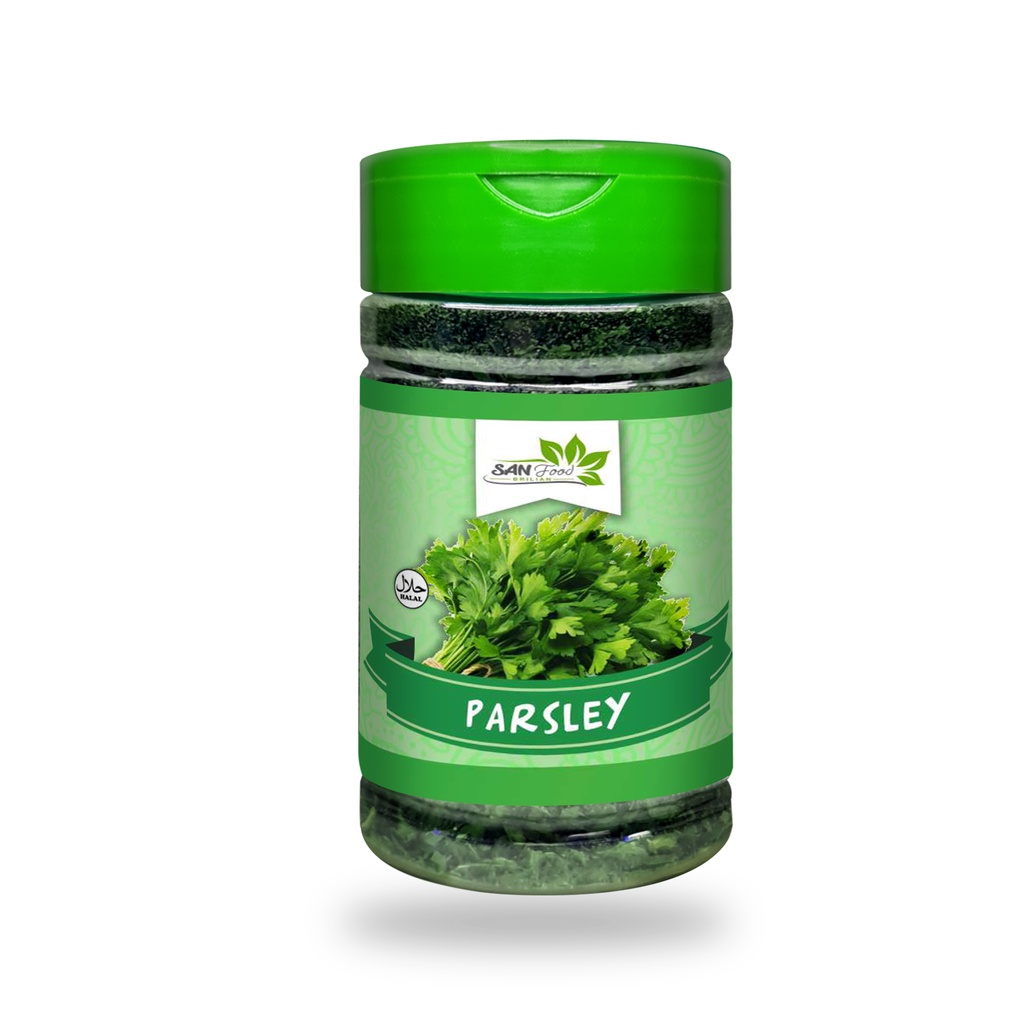 Jual SANFOOD BRILIAN Dried Parsley Kering Peterseli 10Gr Kemasan Botol ...
