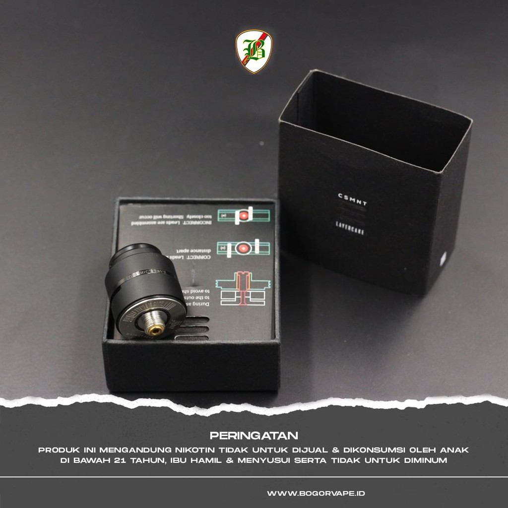 Jual District F5VE Layercake CSMNT RDA 24mm | Shopee Indonesia