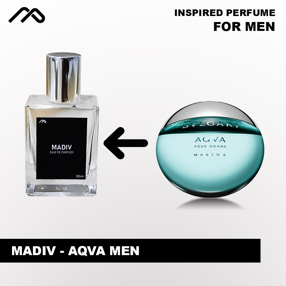 Jual Madiv Perfume Aqva Men - Best Seller - Parfum Pria | Shopee Indonesia