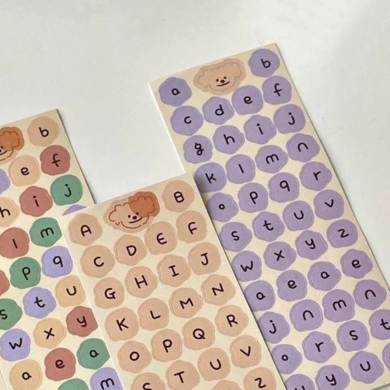 Jual READY STICKER ALPHABET STIKER ALFABET HURUF ABC STIKER DECO POLCOS ...