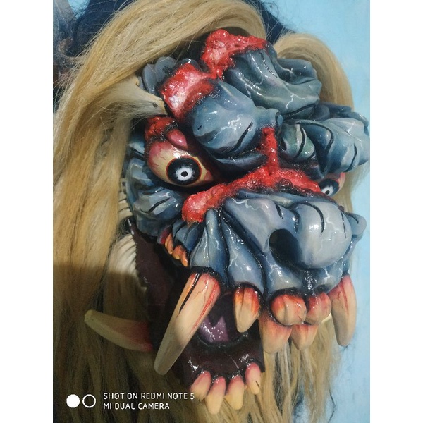 Jual topeng buto / topeng gedruk jantilan / topeng reog | Shopee Indonesia