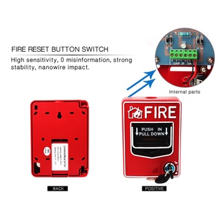 Jual Manual Call Point Fire Alarm Emergency Access Control Door Tombol ...