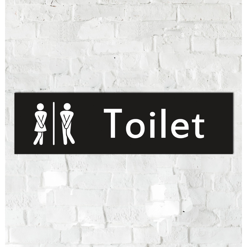Jual Sign BoardToilet Akrilik | Sign WC Rest room | Sign Toilet ...