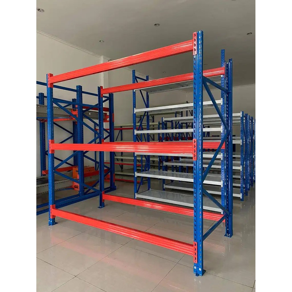 Jual Rak Pallet Heavy Duty Kap. 1 Ton/Level, Racking Pallet Wraehouse ...