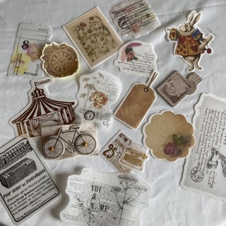 Jual Kertas Scrapbook Kit Kertas DIY Kertas Jurnal Journaling Vintage ...