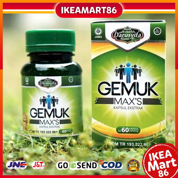 Jual Kapsul Penggemuk Badan Darusyifa Gemuk Maxs isi 60 Kap POM TR ... Jual Kapsul Penggemuk Badan Darusyifa Gemuk Maxs isi 60 Kap POM TR ...