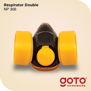 Jual Goto Masker Double Np306 Chemical Respirator Kimia Np-306 Anti ...