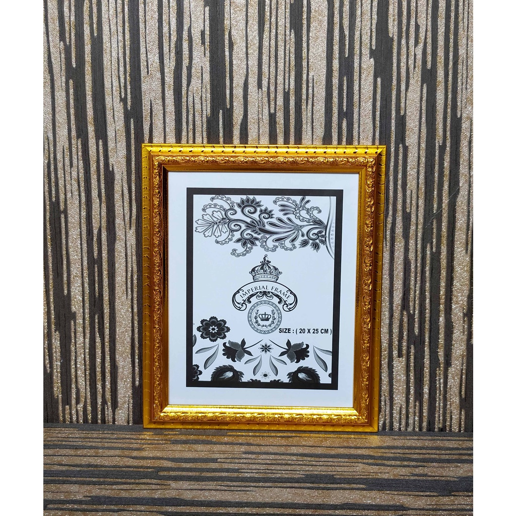 Jual Bingkai Figura Frame 10R (20x25) ukir gold,silver,coklat,putih ...