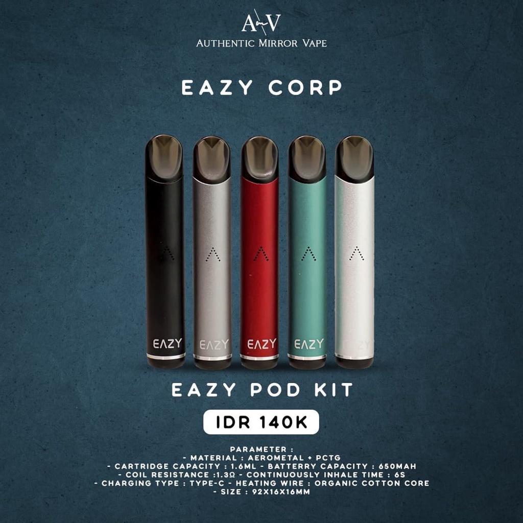 Jual Eazy Pod Kit 650mAh Authentic By Eazy Corp - PS | Shopee Indonesia