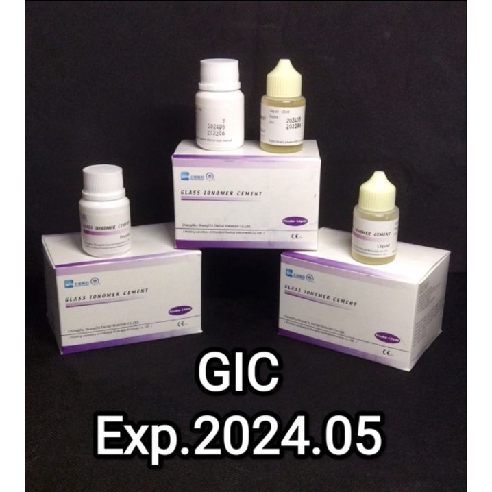 Jual Dental Lem Gic 1paket powder dan Liquid | Shopee Indonesia