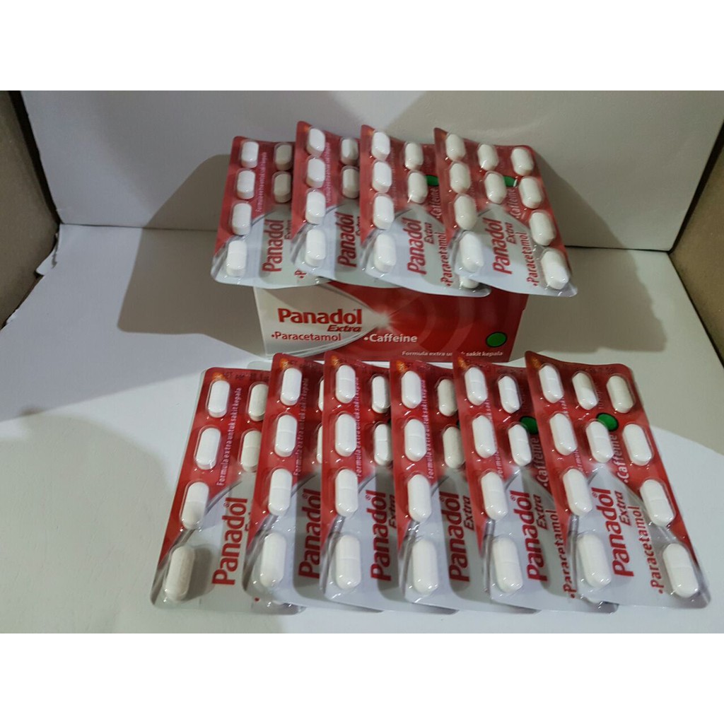 Jual PANADOL EXTRA / PANADOL MERAH KAPLET PER STRIP | Shopee Indonesia