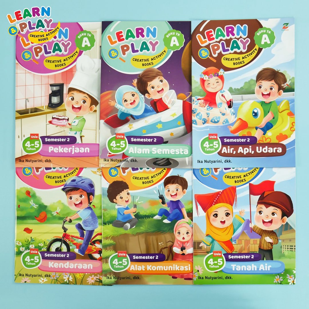 Jual Paket TK A dan B Ziyad Learn and Play Buku Aktivitas TK | Shopee Indonesia