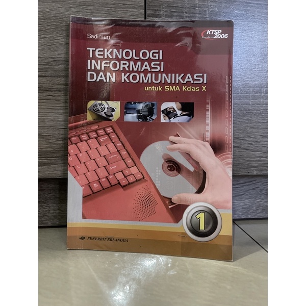 Jual Buku Teknologi Informasi dan Komunikasi SMA kelas 1 X 10 Erlangga | Shopee Indonesia