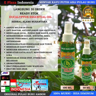 Jual Minyak Kayu Putih Asli Pulau Buru Ambon Murni 100% Original Botol ...