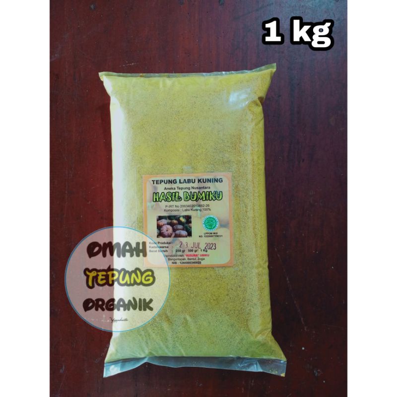 Jual Tepung Labu Kuning kemasan 1 KG/pumpkin powder organic 1 KG ...