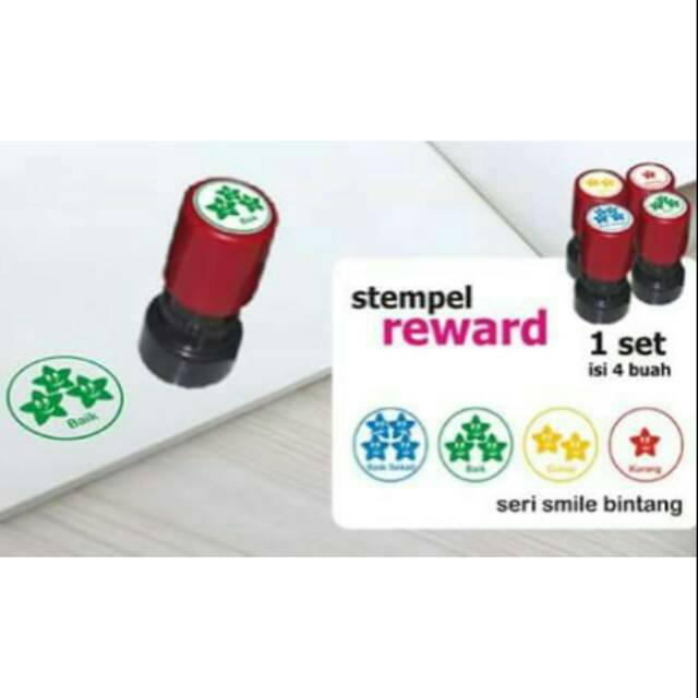 Stempel BINTANG NILAI PAUD/TK 1 set 4 buah | Shopee Indonesia