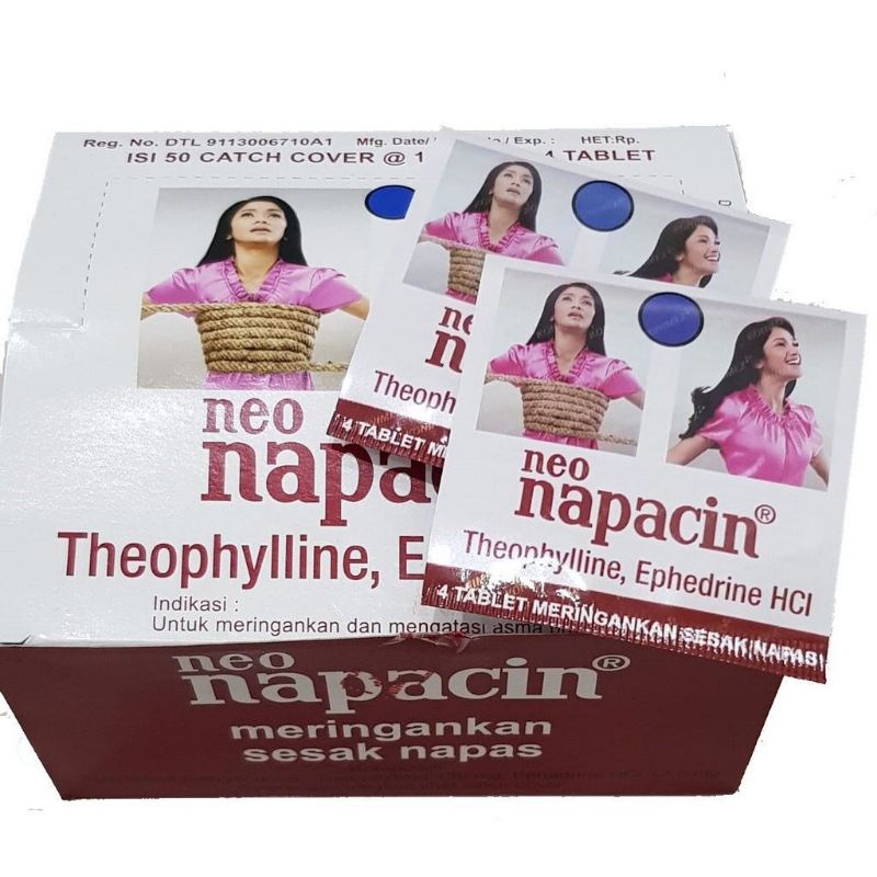 Jual NEO NAPACIN isi 4 tablet - obat asma Neo Napasin Obat sesak nafas ...