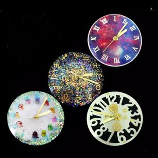 Jual Ready!! Cetakan Resin Model Jam Dinding Yunani Kecil Mold Clay ...