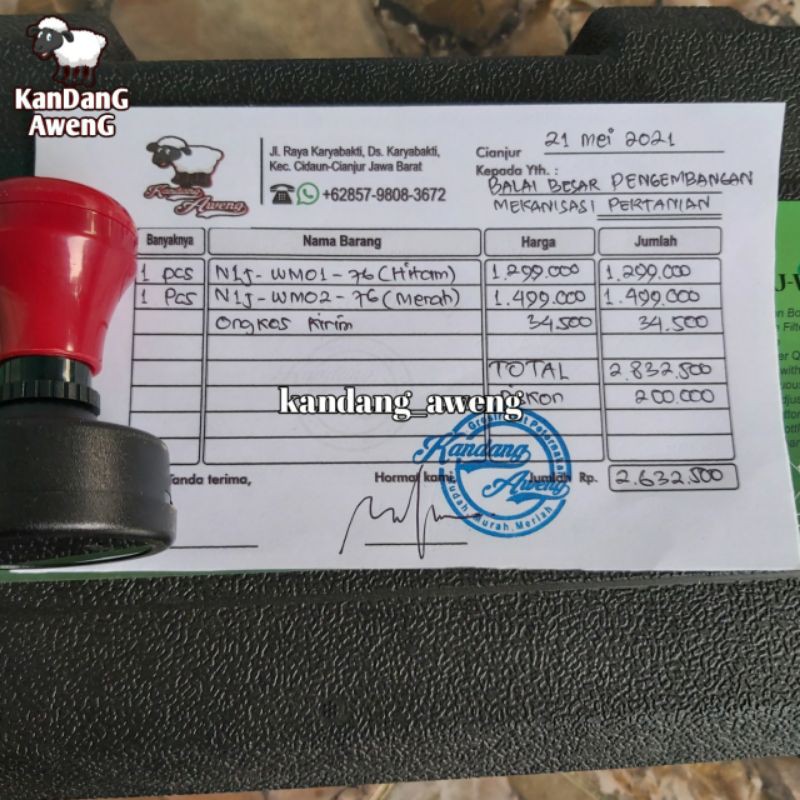 Jual Menyediakan NOTA dan STEMPEL untuk Laporan Kantor | Shopee Indonesia