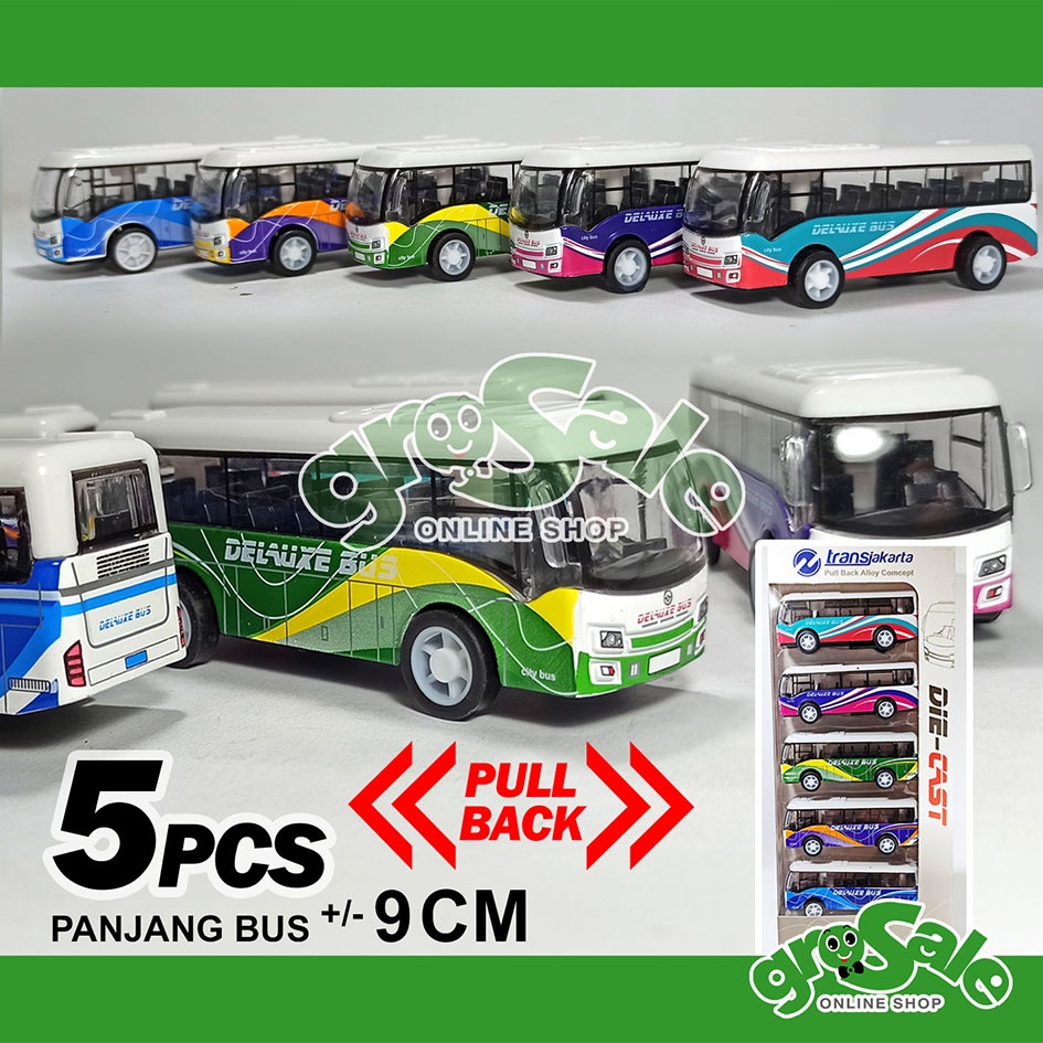 Jual MINIATUR REPLIKA BUS TRANS JAKARTA TOYS MAINAN KENDARAAN ...