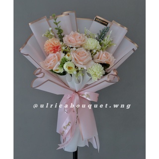 Jual BUKET BUNGA ARTIFICIAL PREMIUM BOUQUET PLASTIK MAWAR KADO ...
