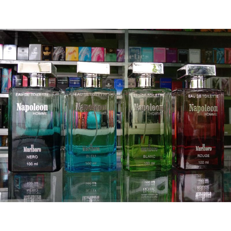 Jual (BISA COD) EAU DE TOILETTE MARLBORO NAPOLEON HOMME NERO / ROUGE ...