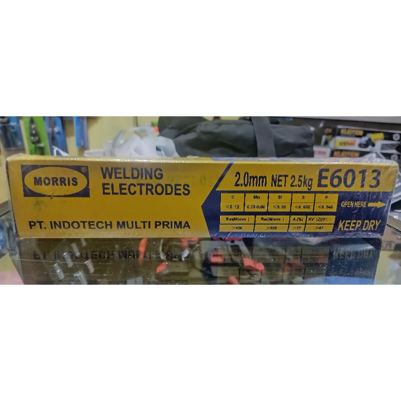 Jual Morris kawat las 2mm x 300mm E6013 - kemasan ecer | Shopee Indonesia